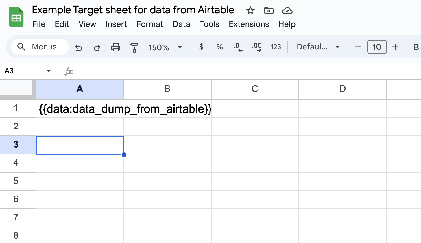 Automatically sync Airtable to Excel or Google Sheets